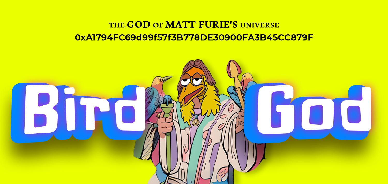 $BIRD GOD Takes Flight: The Iconic God of Matt Furie's Universe Poised ...